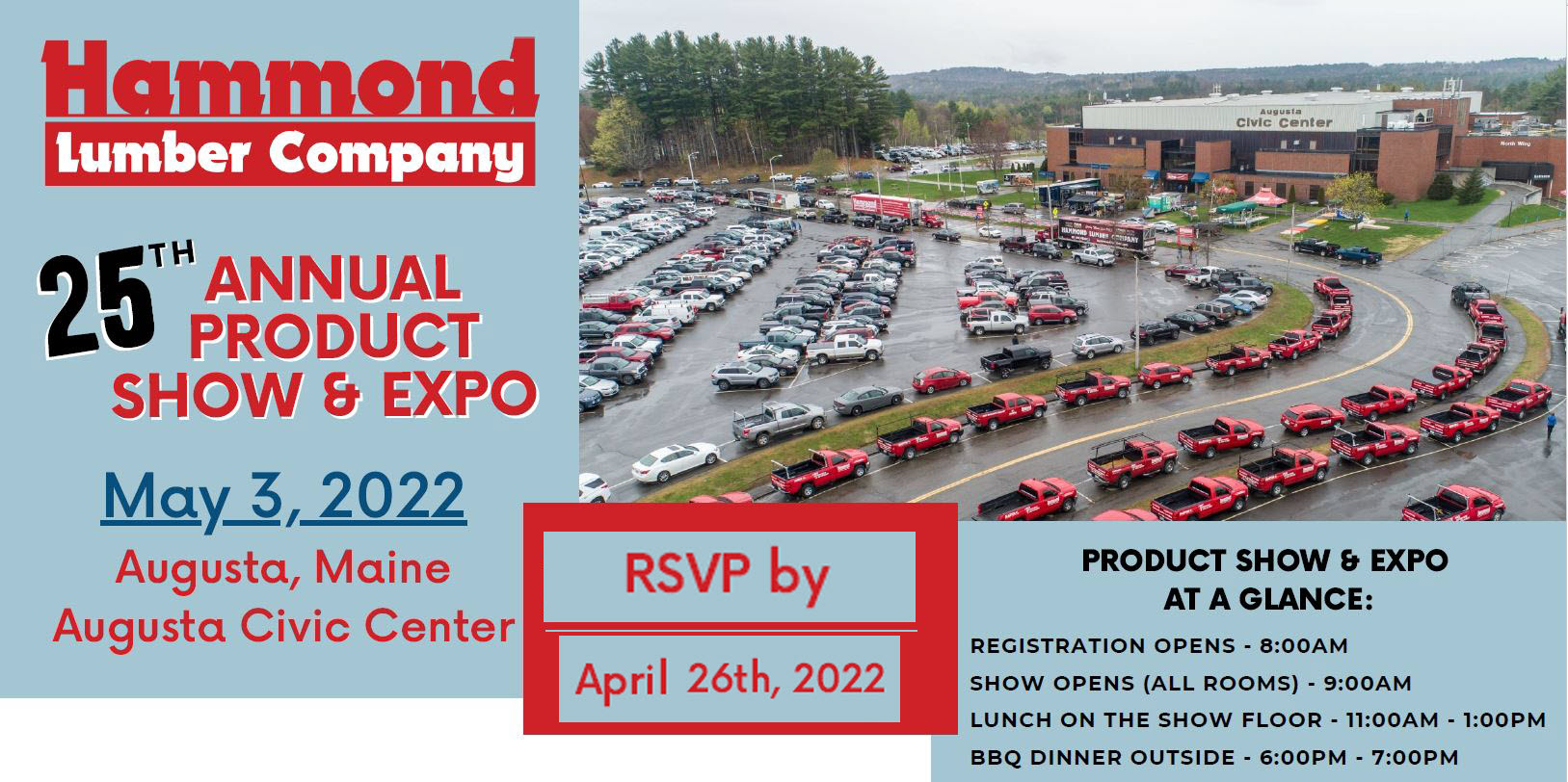 25th Annual Product Show & Expo - RSVP - Hammond Lumber Company