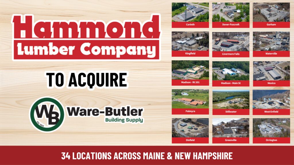 Hammond Lumber Company to Acquire Ware-Butler Building Supply - Hammond ...
